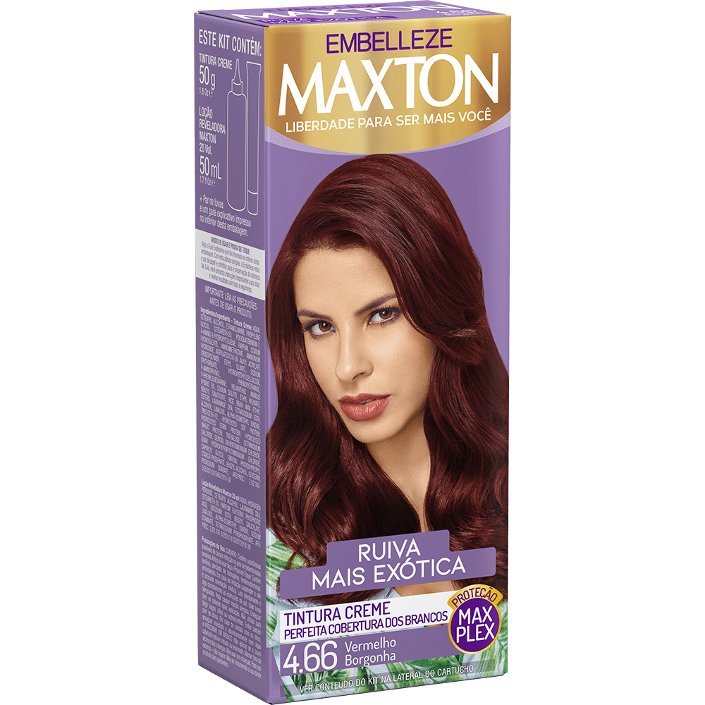 Maxton Hair Dye Redhead + Exotic Red Burgundy Kit