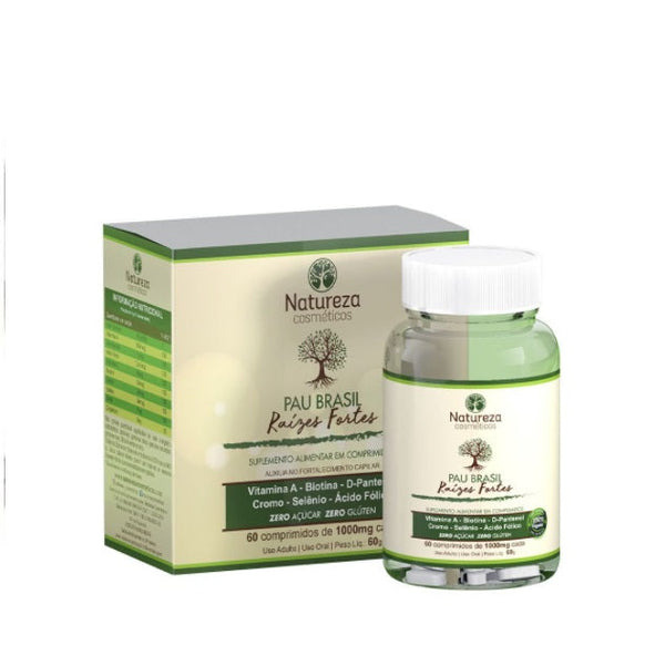 Brazilian Wood Pau Brasil Vitamins Supplement capsules 60x1000mg - Nat