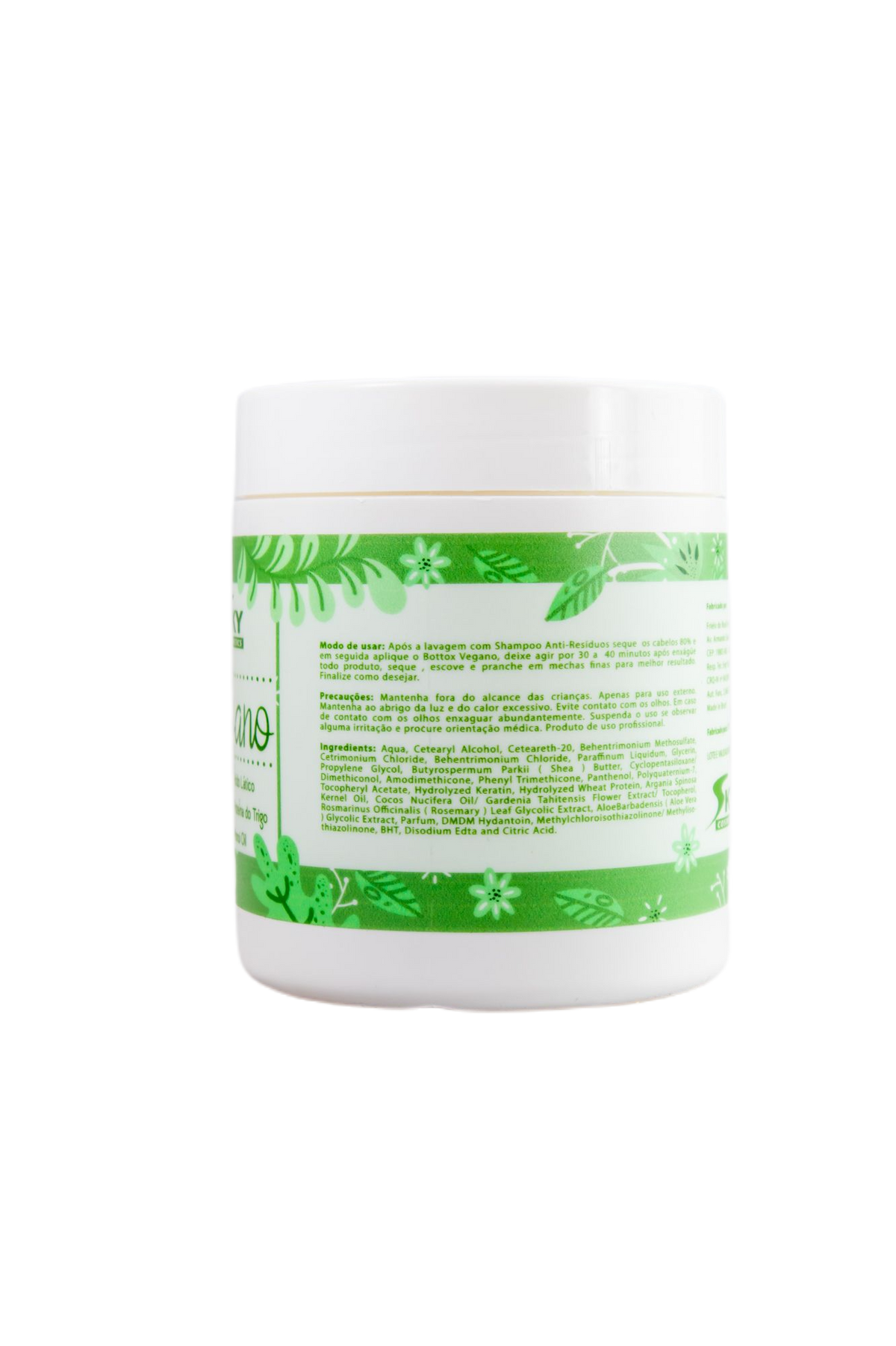 Vegan Botox Formol Free Strengthening Treatment Cream 500g - Sky Cosme